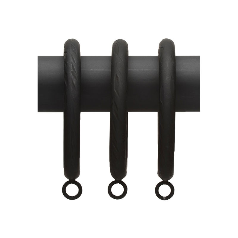Iron Curtain Rings for 1 3/8" Drapery Rods~7 Pack