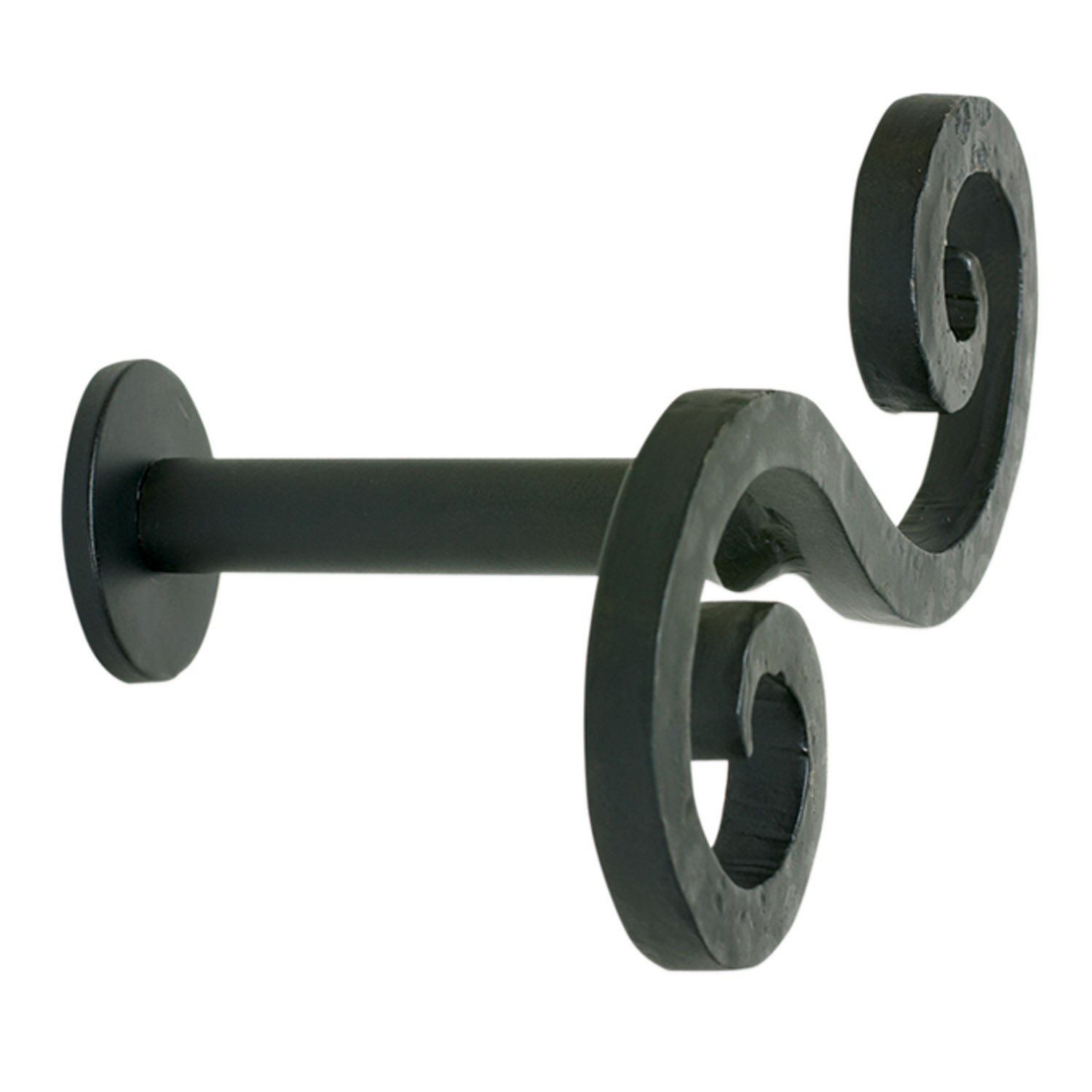 Iron Scroll Post Tieback