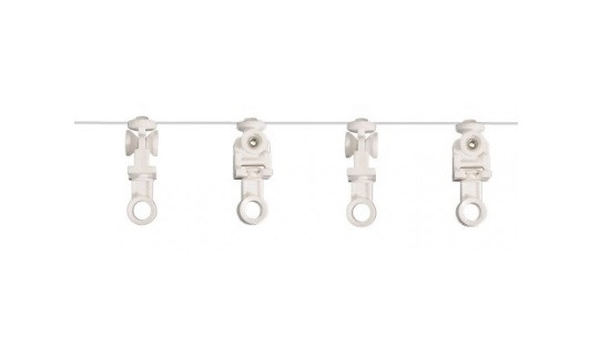 White Ripplefold Ball Bearing Roller Carrier~Each