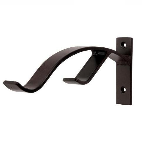 Double Traverse Bypass Bracket for 1 1/2" Curtain Rod~Each