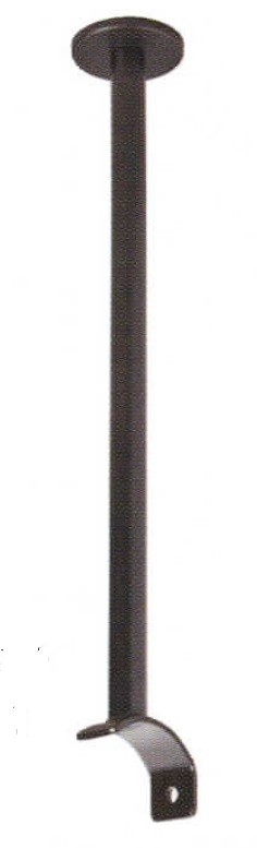 Custom Ceiling Bracket up to 12" for 2" Curtain Rod~Each