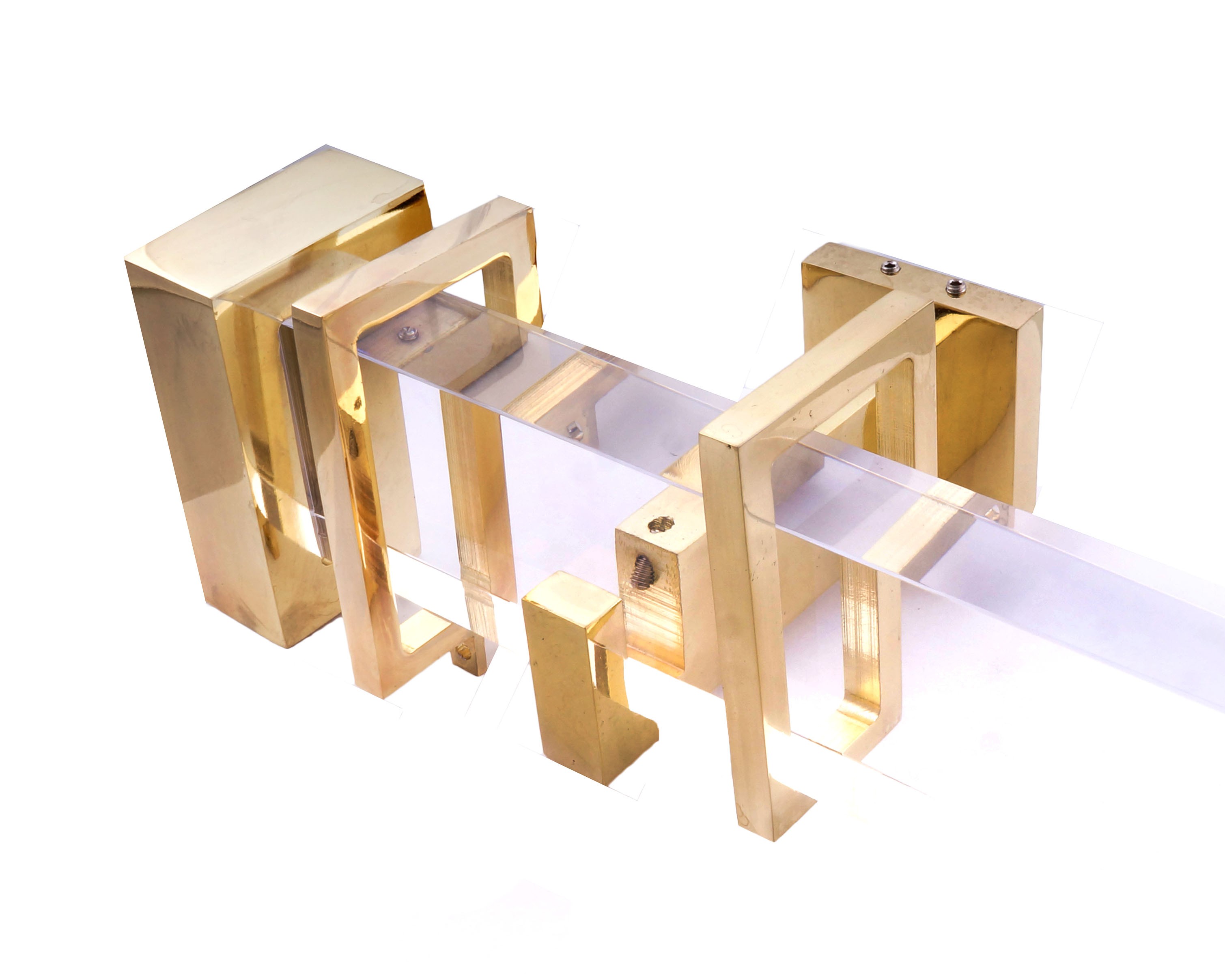 Lucite Acrylic Bracket for 1 1/8" Rod Diameter ~ Each