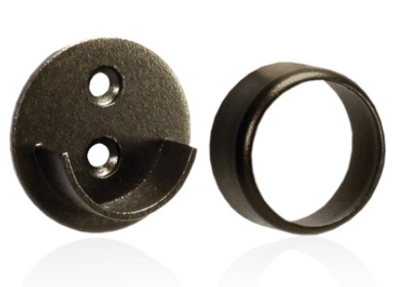 Enclosed Inside Mount Bracket for 1 1/4" Curtain Rod~Each