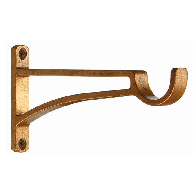 Steel Bracket for 1 1/4" Curtain Rod~6" Return~Each