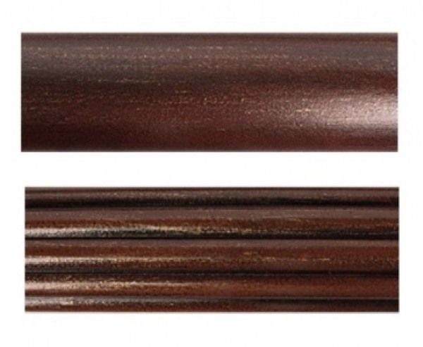 8' Fluted or Smooth Drapery Curtain Rod~2" Diameter