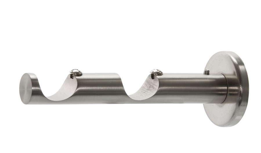 Double Modern Bracket for 1 1/8" Rod Diameter ~ Each