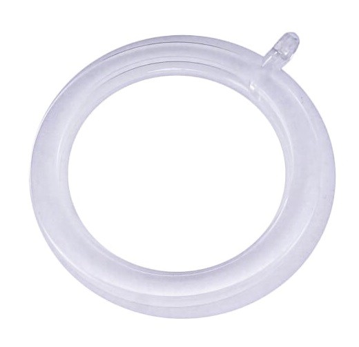 Acrylic Curtain Ring for 1 1/2" Curtain Rod~Pack of 50