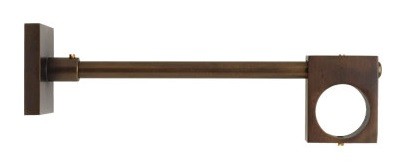 Square Extended Bracket for 1 3/16" Metal Curtain Rod~Each