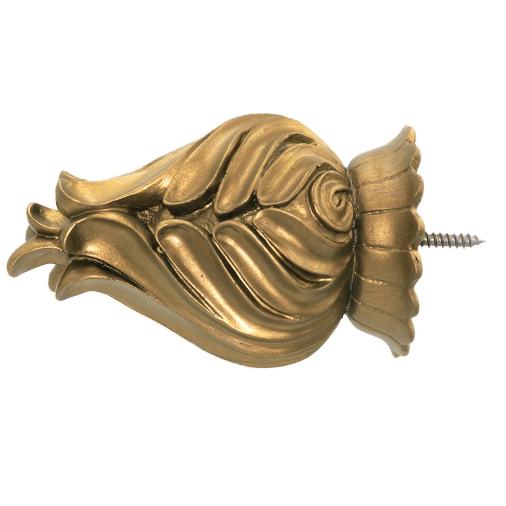 Travitore Rod Finial for 2" Wooden Drapery Rods~Each