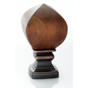 Wood/Metal Finials - Finials - Drapery Hardware